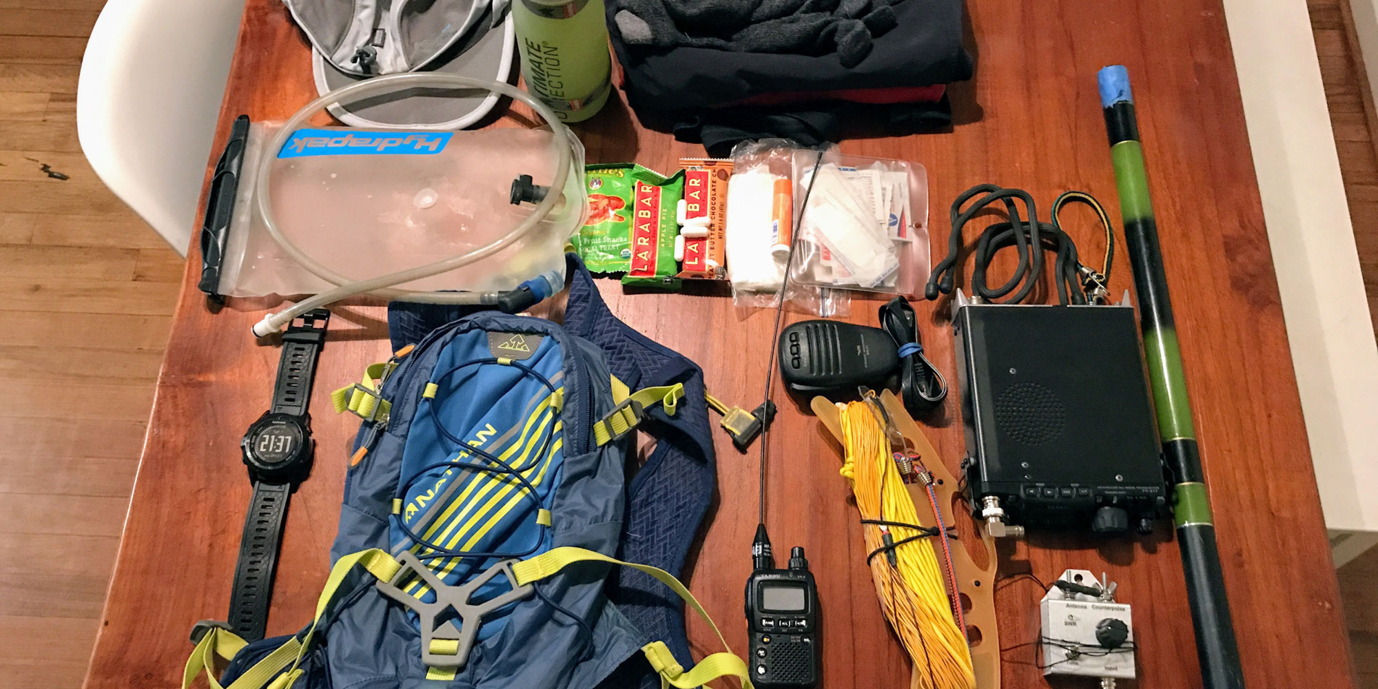 Trail Running SOTA with Yaesu FT-817 - KE6MT